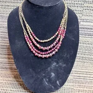 Kim Rogers | Jewelry | Vintage Kim Rogers Layered Berry Sparkle Beaded ...